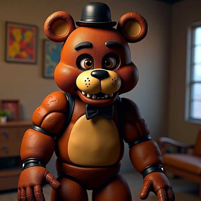 anthro buff freddy fazbear :: Perchance AI Art