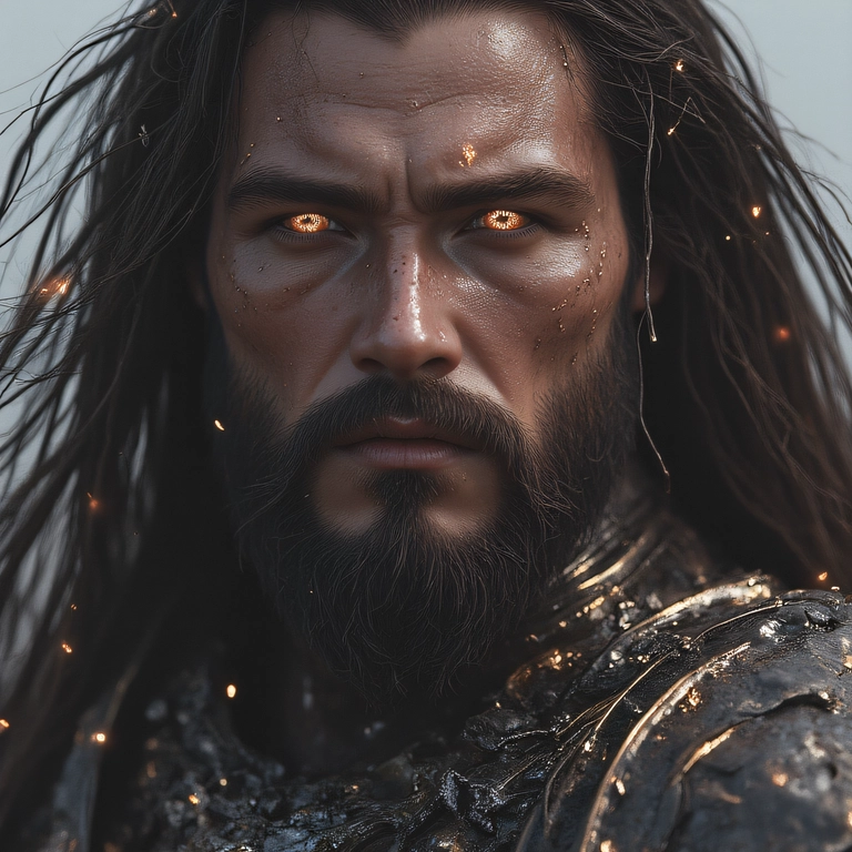 conan ai generated barbarian face portraits